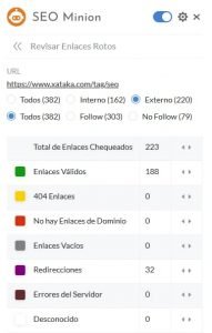 SEO MINION la extensión gratuita para ANÁLISIS SEO