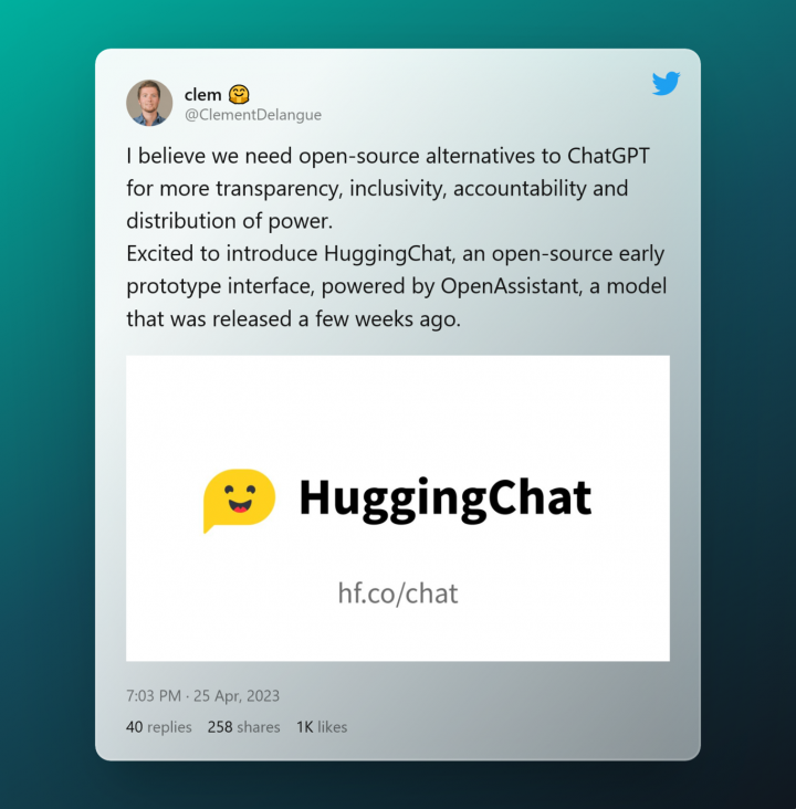 HuggingChat la alternativa Open Source a ChatGPT