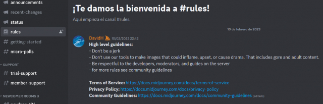Listado de palabras prohibidas en Midjourney que debes conocer